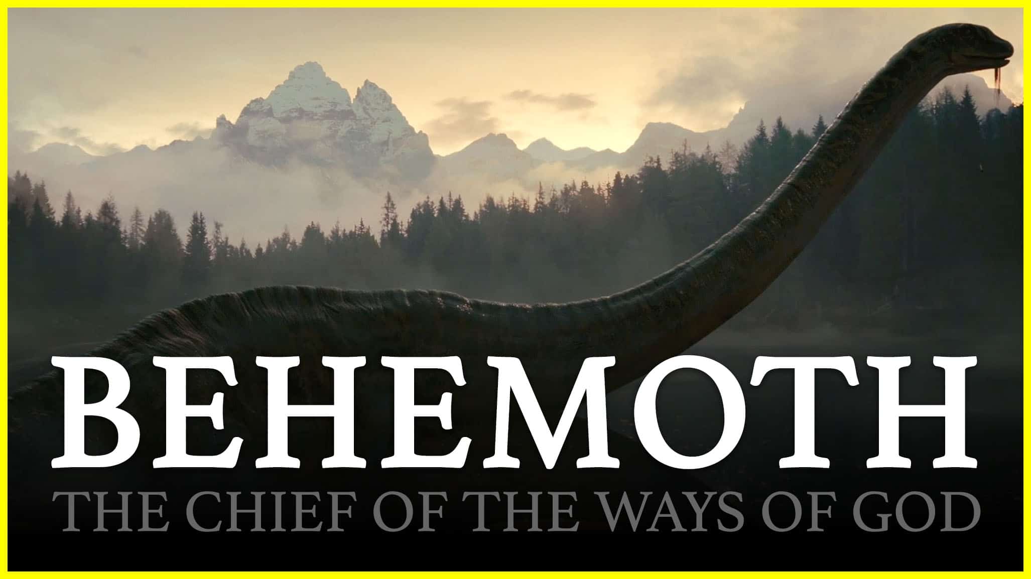 Behemoth: The chief of the ways of God - Being Justified