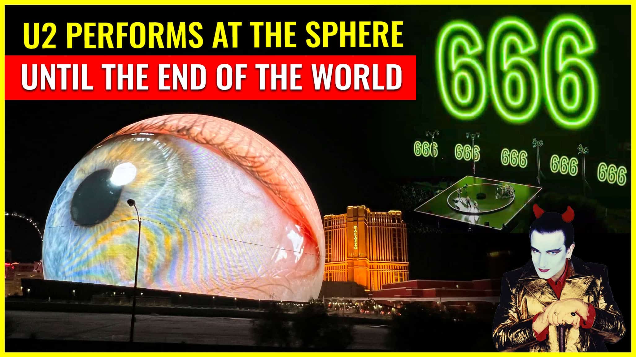 U2 performs at the Sphere in Vegas with a song about Judas speaking to ...
