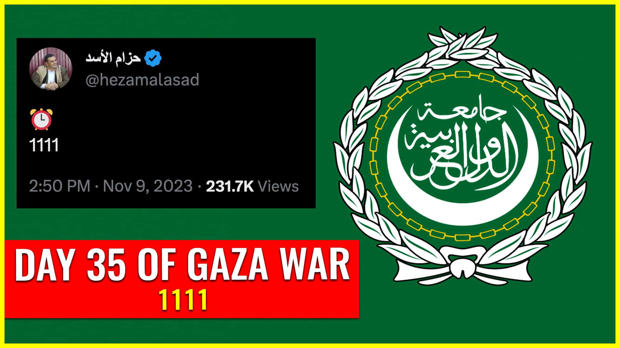 DAY 35 OF GAZA WAR: 1111 - Being Justified