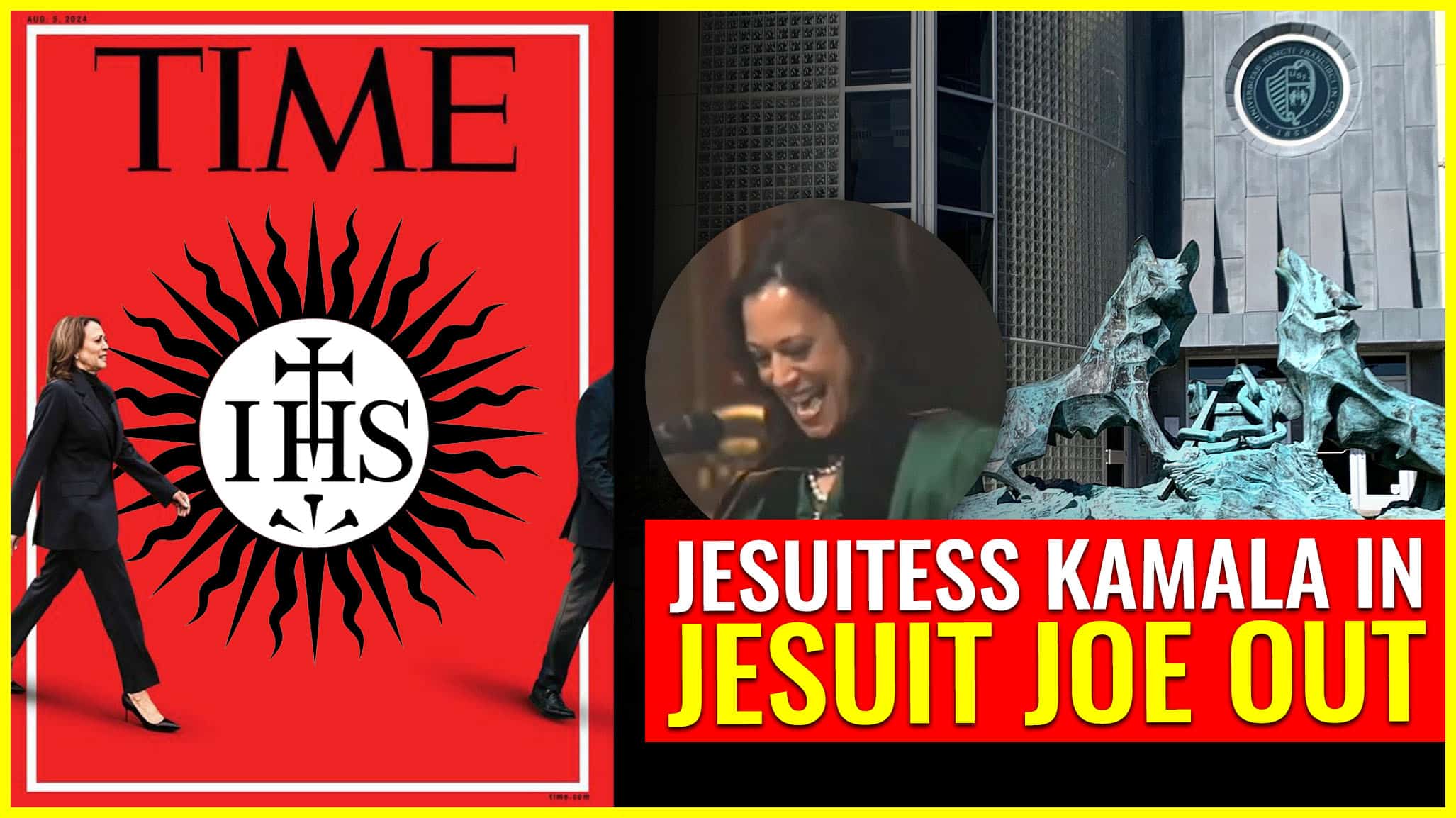 JESUITESS KAMALA IN, JESUIT JOE OUT - Being Justified