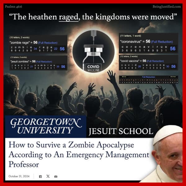 The zombie apocalypse is in the bible - Being Justified