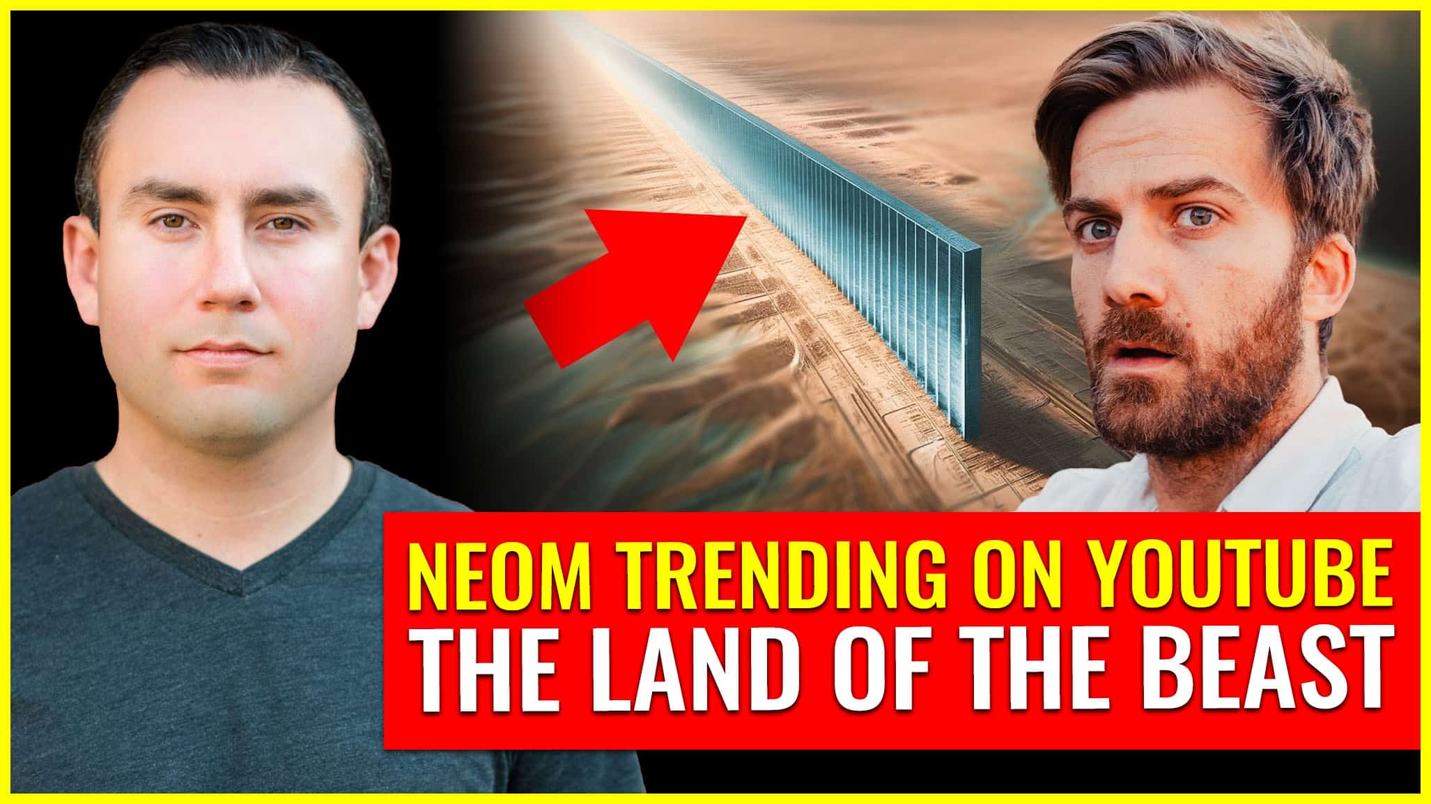 NEOM trending on YouTube, the land of the beast - Being Justified