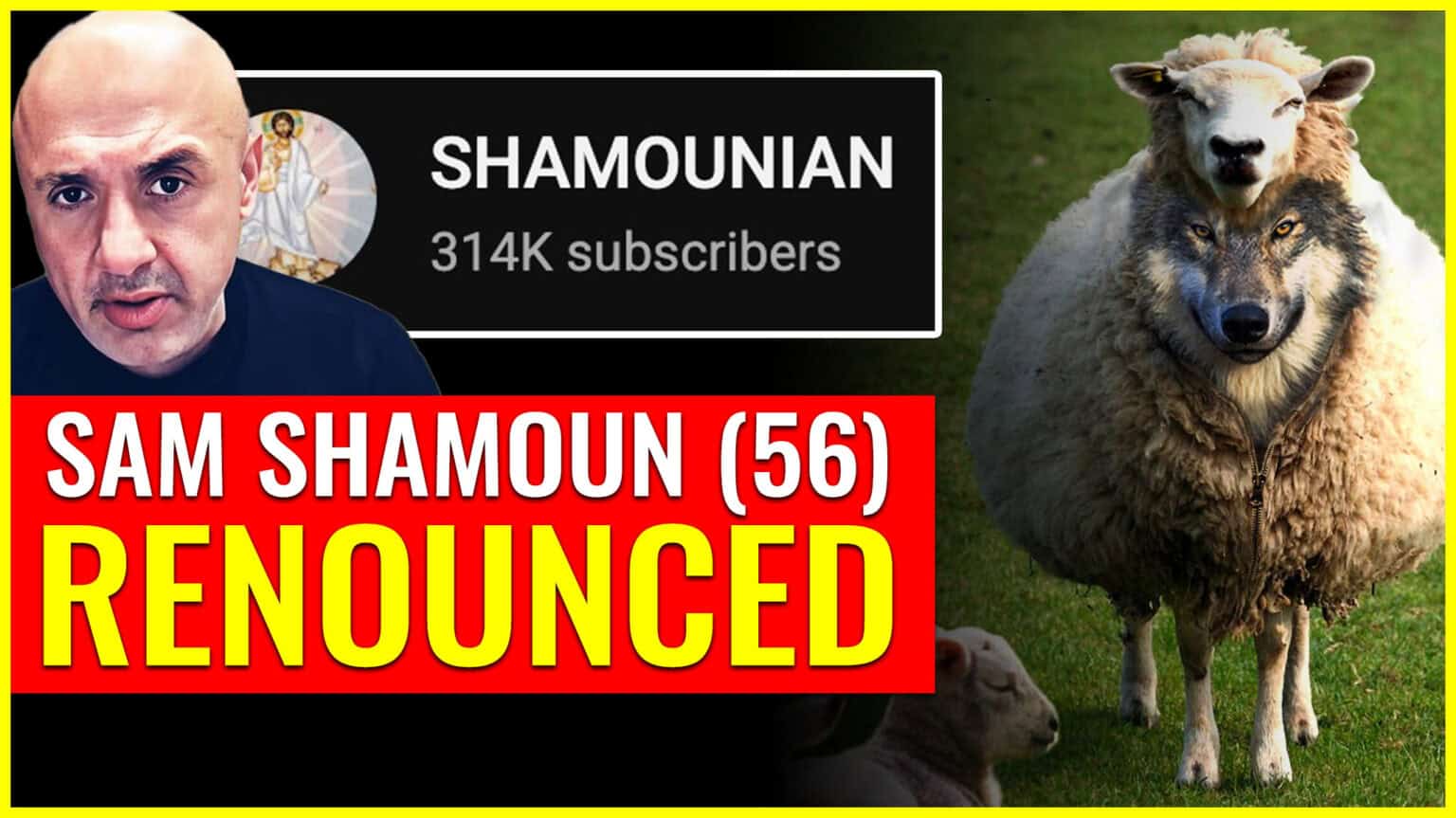 sam shamoun exposed and renounced, as he states the name of Jesus doesn ...